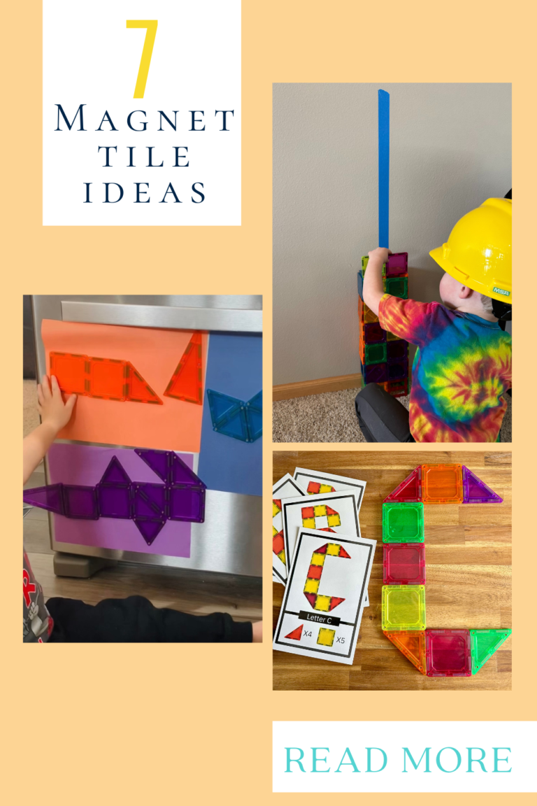 Magnet Tile Ideas - Coloring Sunshine